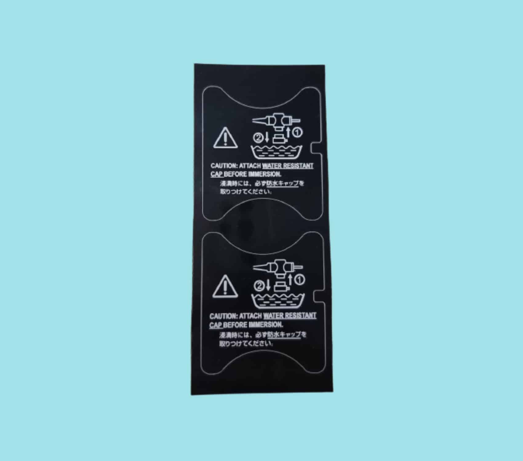 Sticker videoconnector serial number plate side (2 pcs) - Reparts