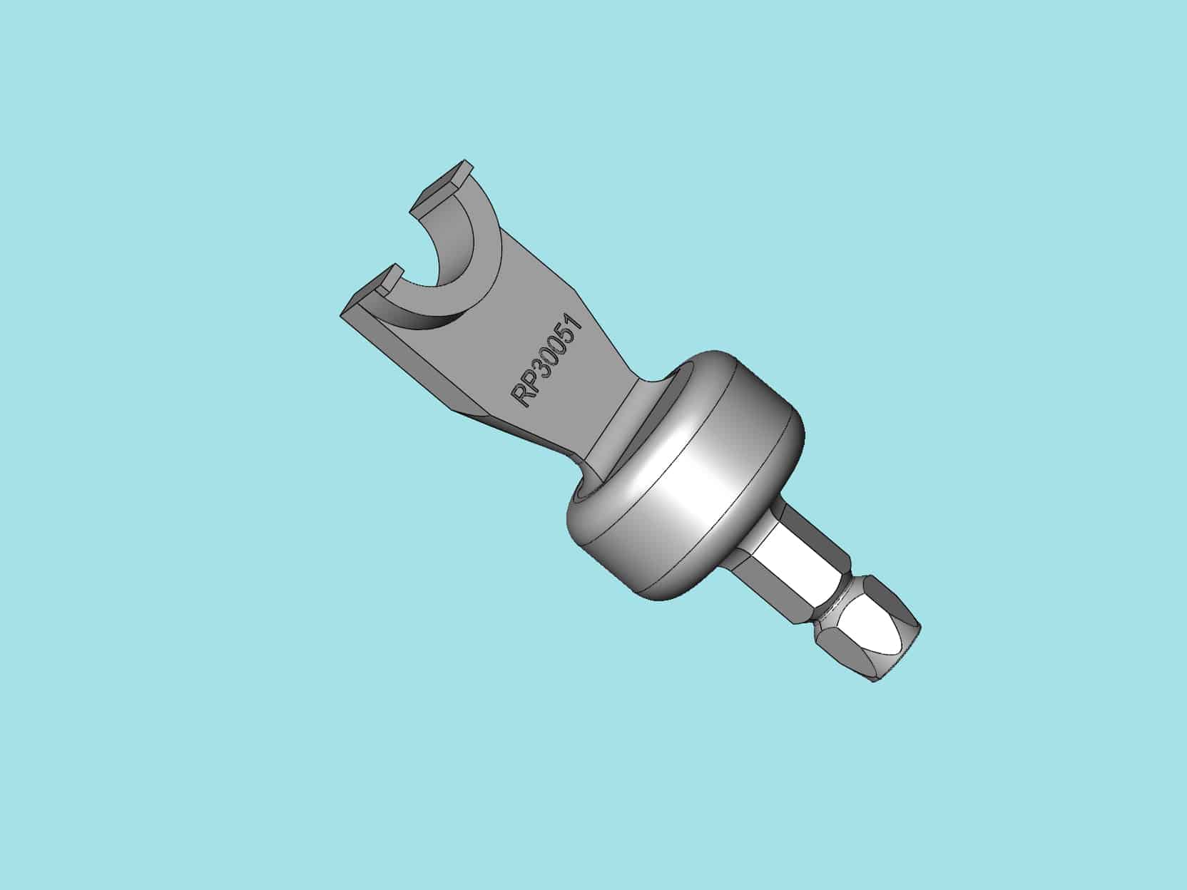Tool for lock knob insertion tube compatible with URF-V - Reparts