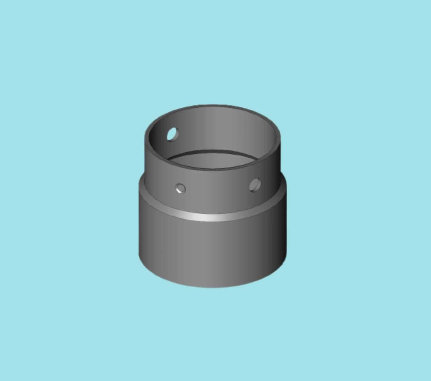 Distal coil pipe fitting compatible with GIF-H170/185/190 - Reparts