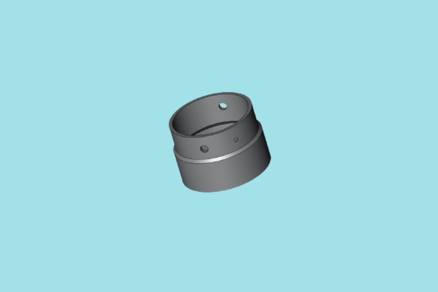 Distal coil pipe fitting compatible with GF-UCT180 - Reparts