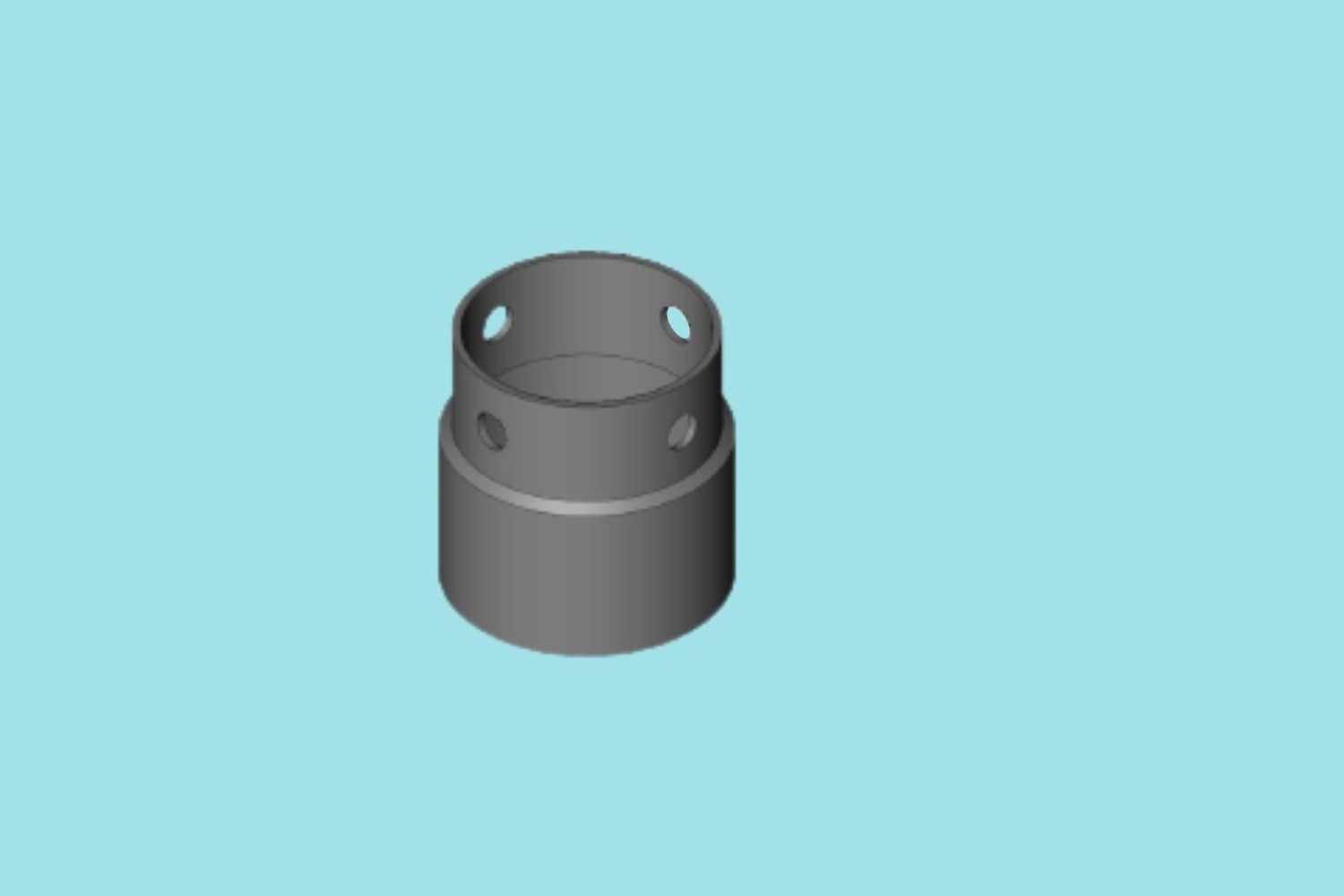 Distal coil pipe fitting compatible with GIF-Q180/165 - Reparts