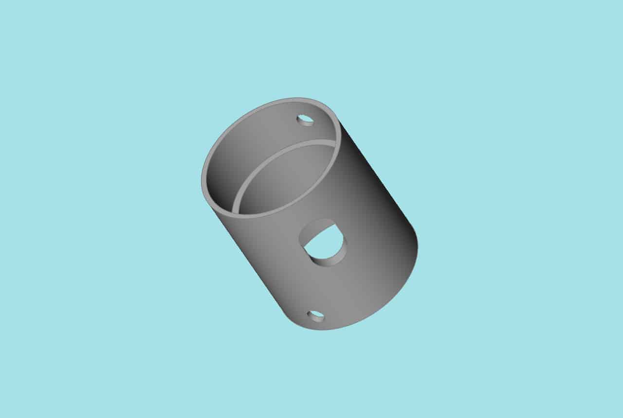 Distal coil pipe fitting compatible with GIF-XP180N - Reparts